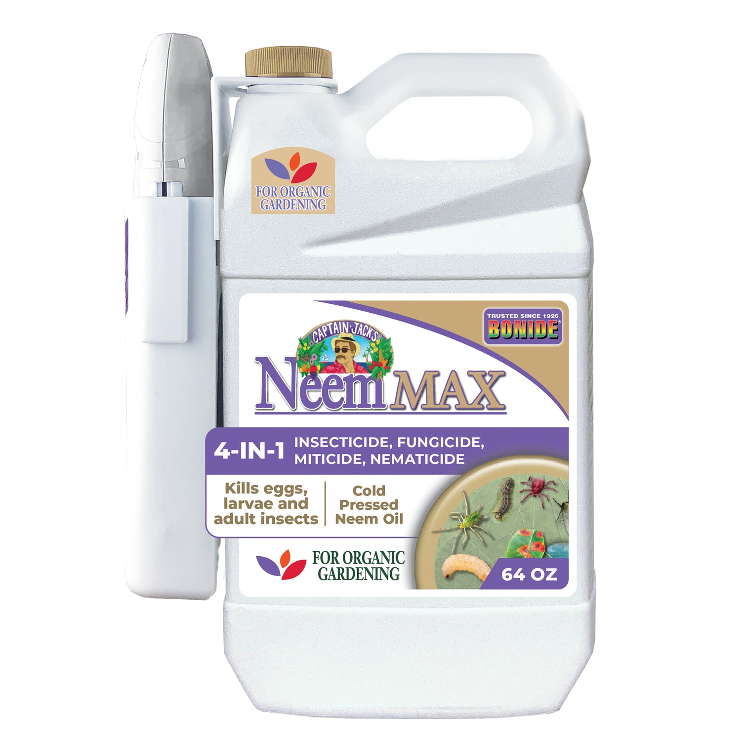 Bonide Captain Jack's Neem Max | Cold Pressed Neem Oil – GrowGoods