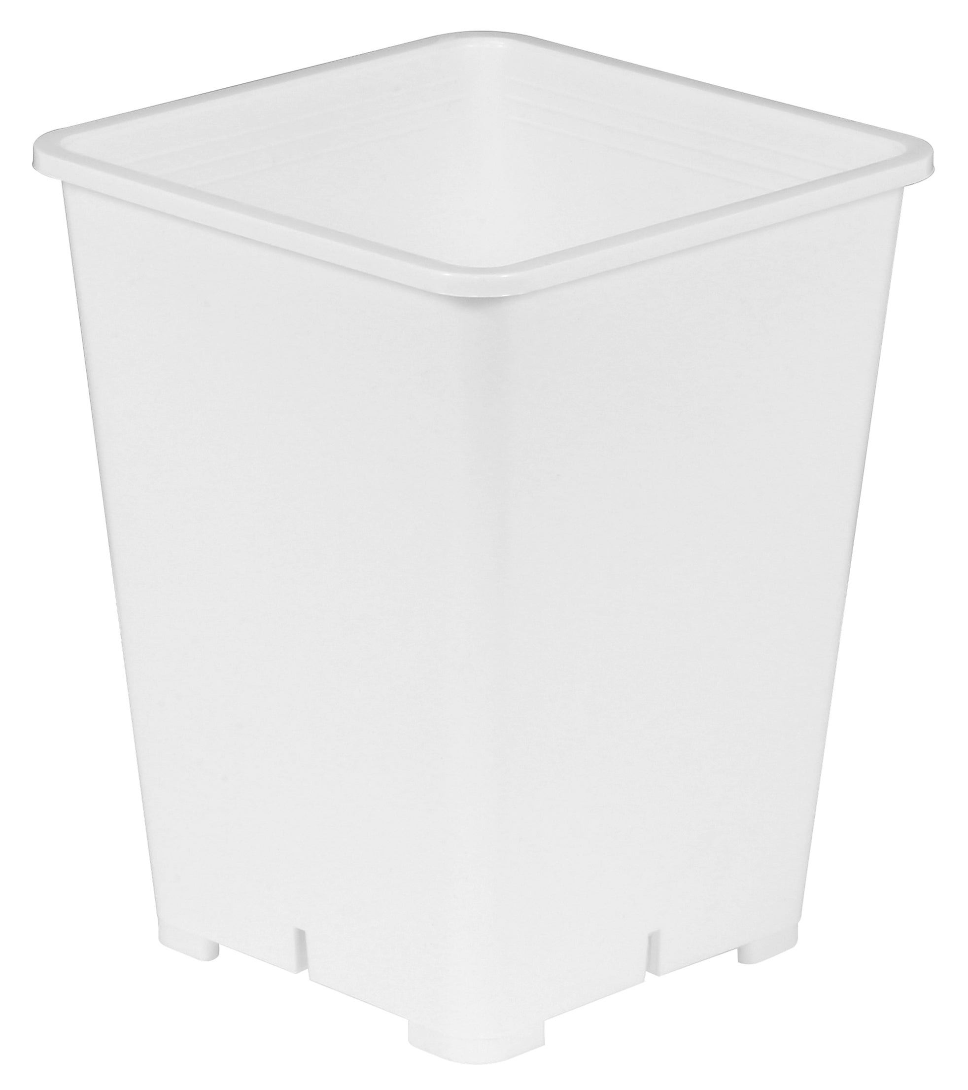 Gro Pro Premium White Square Pot – GrowGoods